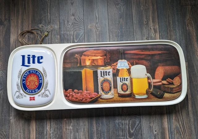 VINTAGE MILLER LITE Light up Beer Sign ** Large 49" X 18" $949.99 ...