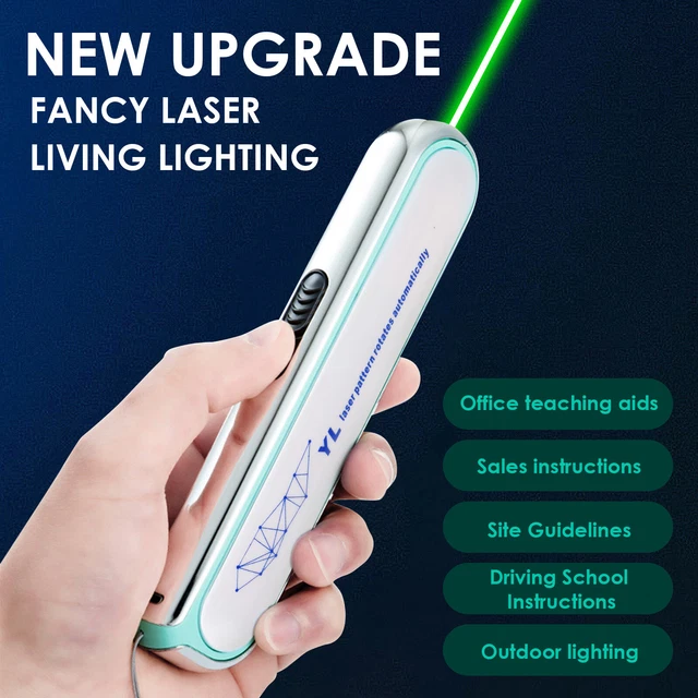 NEW RECHARGEABLE LAZER Green Power Laser Pointer Pen Visible Beam COB ...