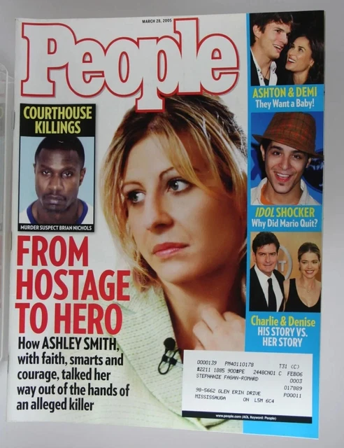 ASHLEY SMITH COVER 2005 Ashton & Demi Scott Peterson Heidi Kum People ...