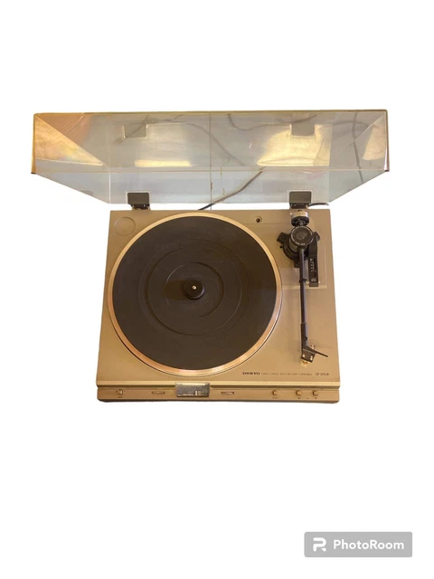 VINTAGE ONKYO DIRECT Drive Auto-Return Turntable Model CP-1015A Works £ ...