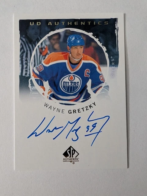 2024-25 SP AUTHENTIC Wayne Gretzky Oilers Autographed UD Authentics ...