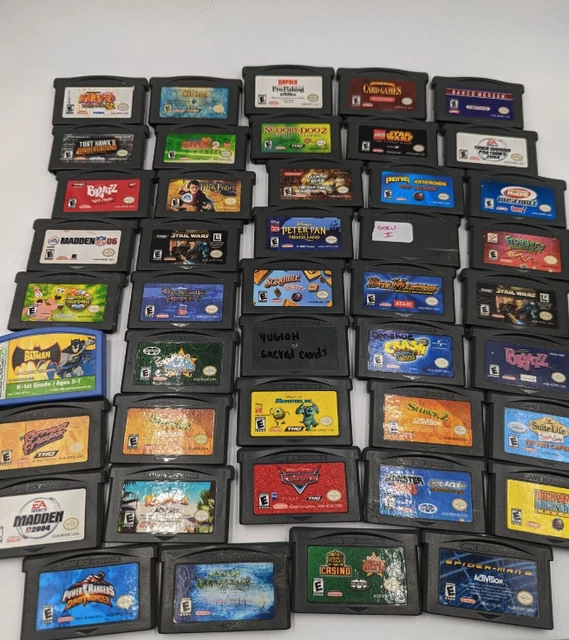 NINTENDO GBA GAMEBOY Advance Video Games Mix Match MAKE YOUR OWN BUNDLE 299 99 PicClick nintendo-gba-gameboy-advance-video-games-mix-match-make-your-own-bundle-299-99-picclick