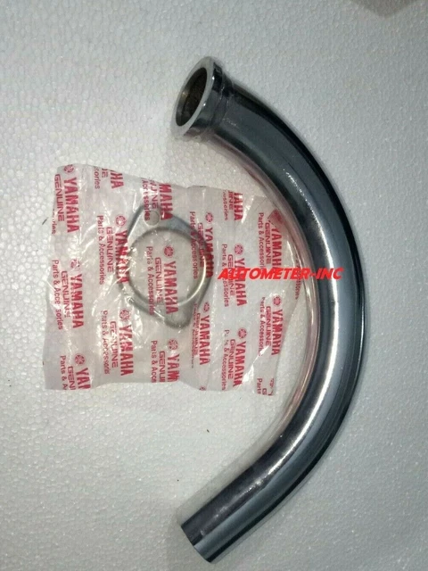 YAMAHA RX100 EXHAUST Pipe + Nut Ring Bend Pipe RX135 RX125 RX 100 £27. ...