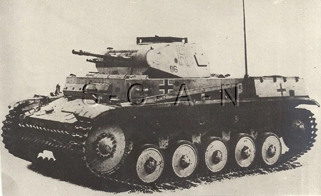 WWII GERMAN PANZER Tank- Panzerkampfwagen Mark II- DAK- Private Archive ...