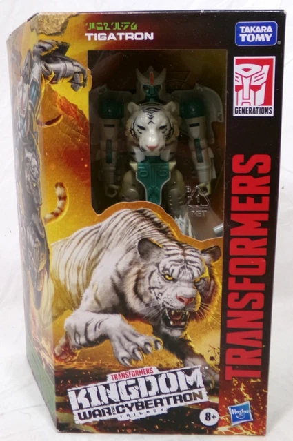 HASBRO TRANSFORMERS WFC Kingdom Clase Voyager Tigatron Nuevo Sellado ...