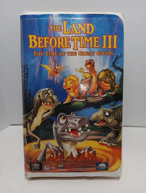 The Land Before Time Iii The Time Of Great Giving Vhs 1995