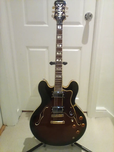 1997 EPIPHONE BY Gibson Sheraton Guitar Korea Samick with Gibson ...