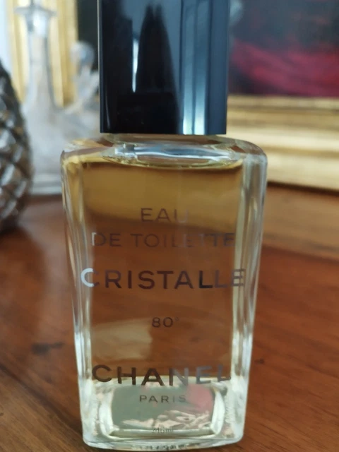 ANCIEN GRAND FLACON Eau de toilette Cristalle de Chanel Paris sans ...