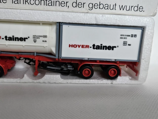 HERPA MERCEDES HOYER Tainer Lkw 1:87 in OVP für H0 - Sattelzug ...