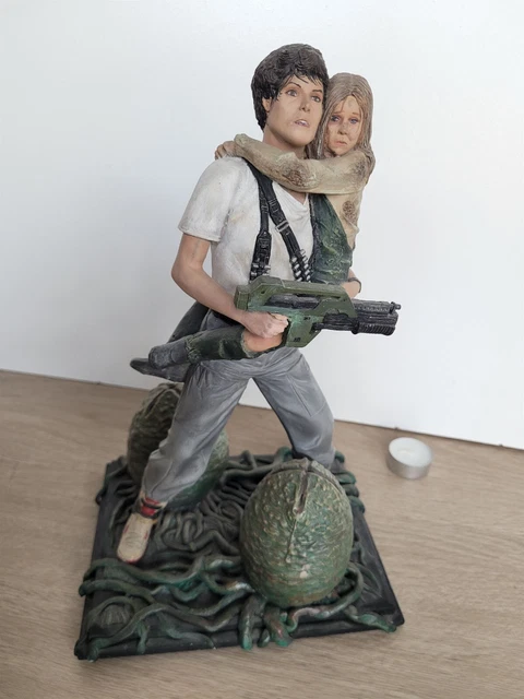 FIGURINE STATUE ALIEN ALIENS Ripley & Newt Giger Xenomorph sans ...