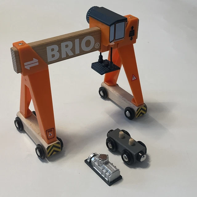 BRIO WORLD 33732 GANTRY CRANE Thomas Wooden Train Track SEE Metro ...