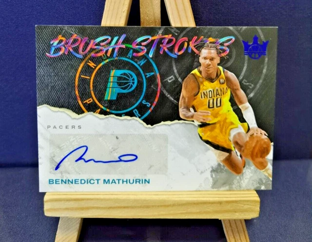 2023-24 PANINI COURT KINGS Indiana Pacers BENNEDICT MATHURIN AUTO 02/25 ...