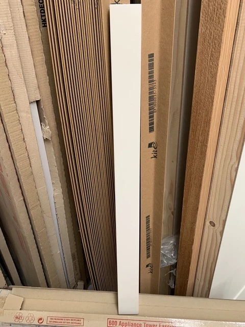 HOWDENS CLERKENWELL GLOSS ivory 600mm appliance tower fascia £15.00 ...