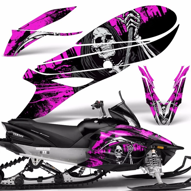 YAMAHA APEX DECAL Wrap Graphic Kit RTX GT MTX LTX Sled Snowmobile 14-16 ...