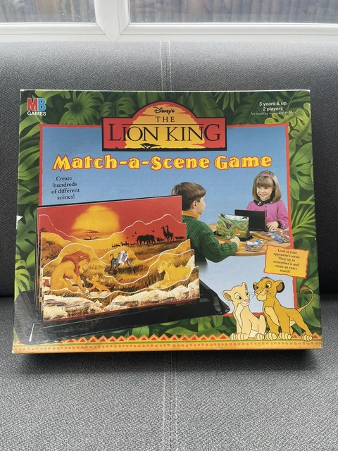 RETRO DISNEY’S THE Lion King Matching Game MB Games 1994 Edition, Free ...