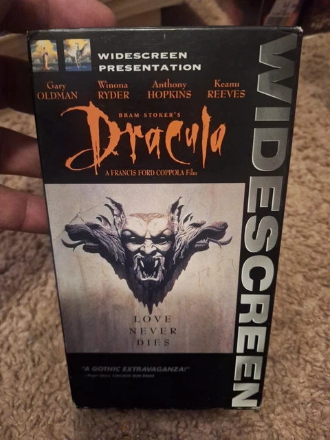 BRAM STOKER'S DRACULA Vhs Video Movie, Gary Oldman, Winona Ryder, Widescreen £9.41 - PicClick UK