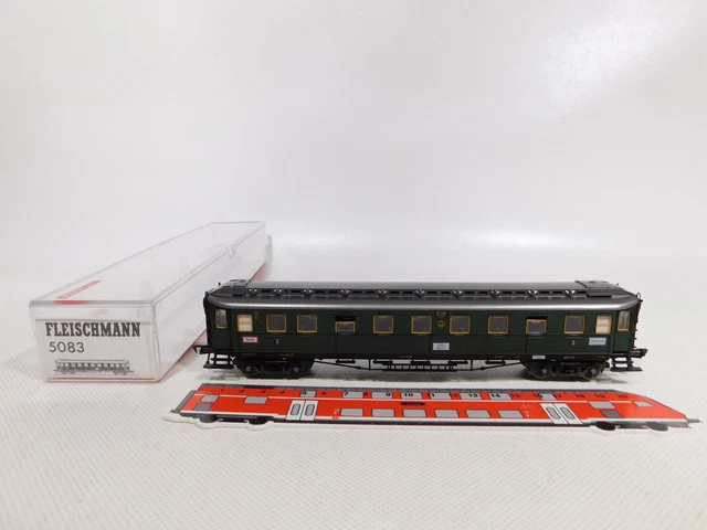 DQ309-0,5 # FLEISCHMANN H0 Dc 5083 Voitures 3. Classe C4ü 18 136 DRG ...