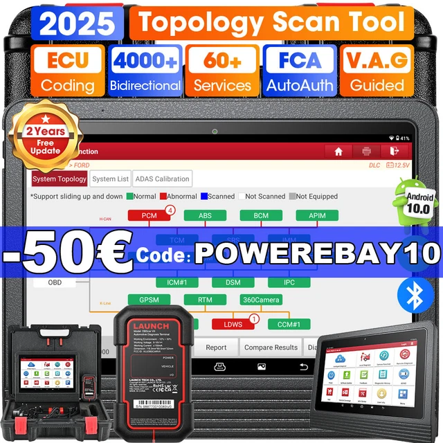 2025 LAUNCH X431 PRO3S+ V+ PRO 5 Profi OBD2 Diagnosegerät ALLE SYSTEM ECU Coding EUR 999,00 ...
