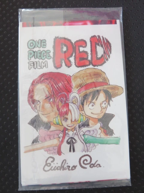 ONE PIECE FILM Red Movie Exclusive Visual Card Set 6th Giveaway ...