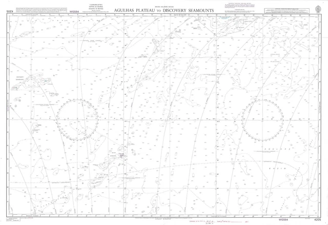 CARTE DU PLATEAU Agulhas Découverte Des Seamounts Océan Atlantique Sud ...