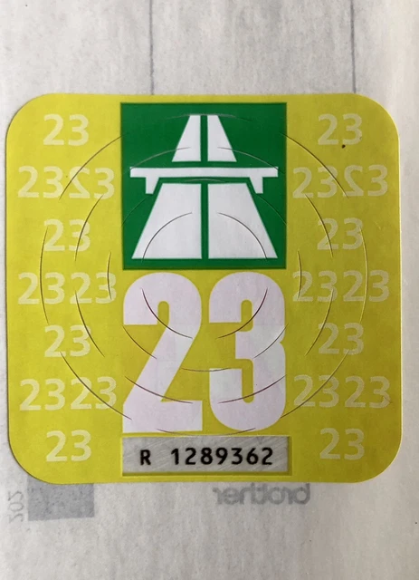 AUTOBAHN VIGNETTE SCHWEIZ 2023 gültig bis 31.01.2024 Autobahngebühr EUR 3,00 - PicClick DE