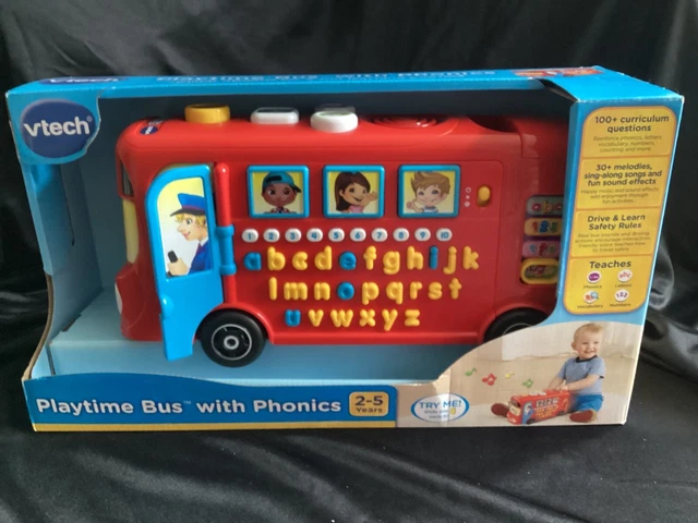 VTECH PLAYTIME BUS with Phonics 2-5 years £9.56 - PicClick UK