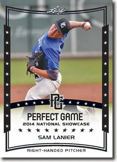 10-COUNT LOT SAM LANIER 2014 Leaf Perfect Game All-American Rookies EUR ...