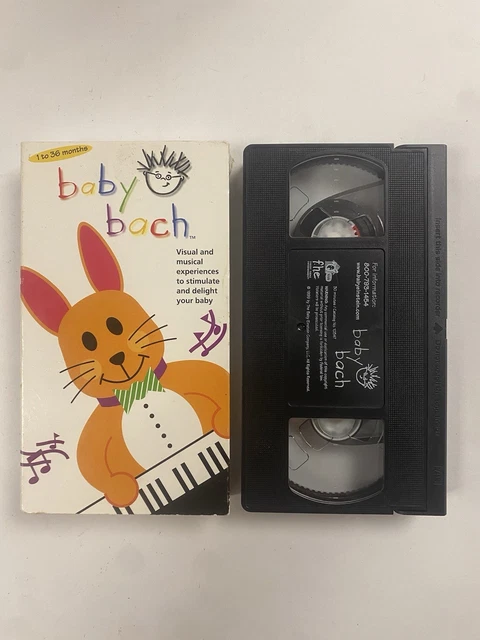 BABY EINSTEIN BABY Bach VHS Video Tape Infant Learning 1 To 36 Months ...