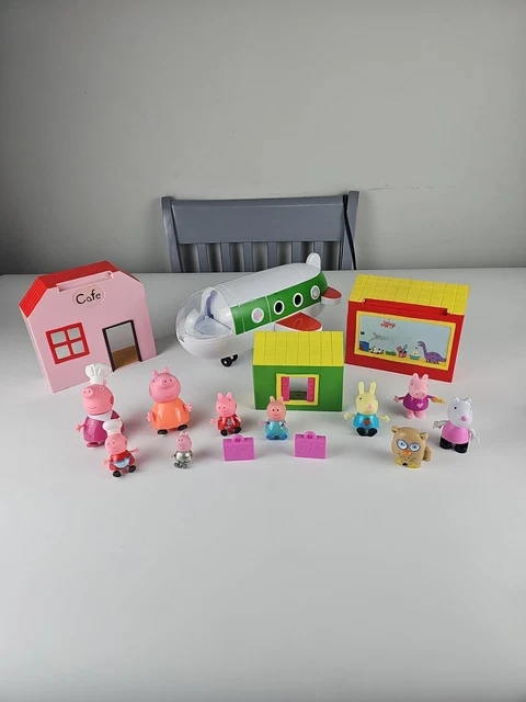 PEPPA PIG PLANE Toy Bundle, Playsets, Figures, Cbeebies £25.00 ...