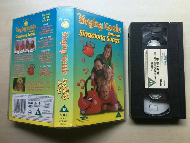 THE SINGING KETTLE Best Loved Singalong Songs {Vhs/Pal} Rare Vintage ...