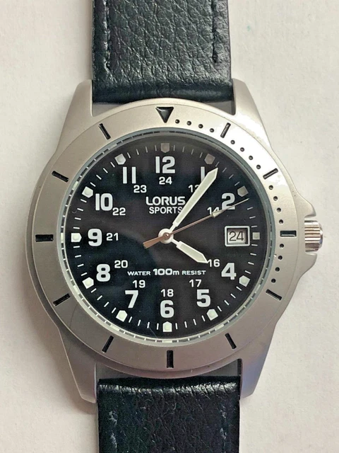 LORUS (BY SEIKO) VJ42-X285 Mens St/Steel Sports WR 100M Watch, Ex Cond ...