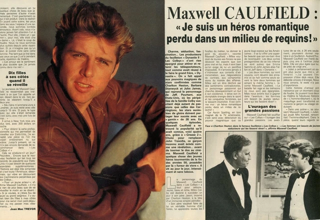 COUPURE DE PRESSE Clipping 1986 Maxwell Caulfield (3 pages) EUR 5,00 ...