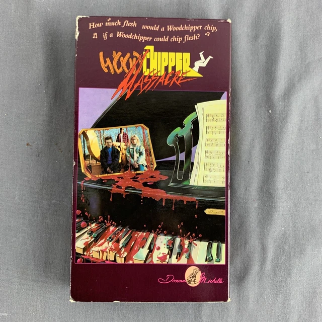 WOOD CHIPPER MASSACRE, VHS, Donna Michelle, Jon McBride, Denice Edeal ...