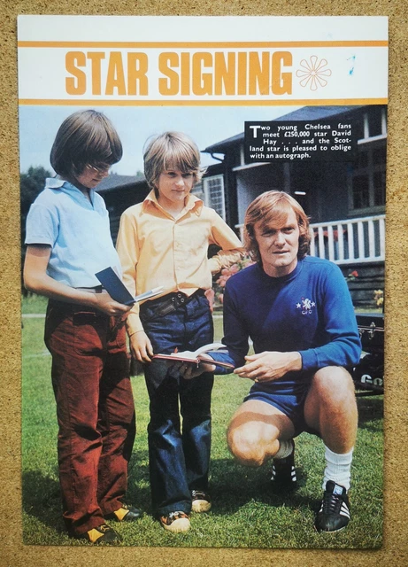 GOAL FOOTBALL ANNUAL Picture 1970s - Chelsea DAVID HAY £0.99 - PicClick UK