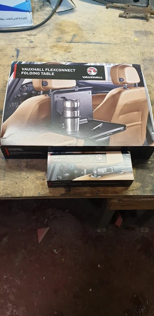 GENUINE VAUXHALL FLEXCONNECT Folding Table & Fixing Bracket Headrest Accessory £56.95 - PicClick UK
