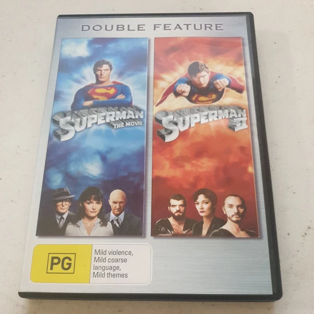 SUPERMAN THE MOVIE + Superman 2 DVD R4 FREE POST EUR 16,22 - PicClick FR