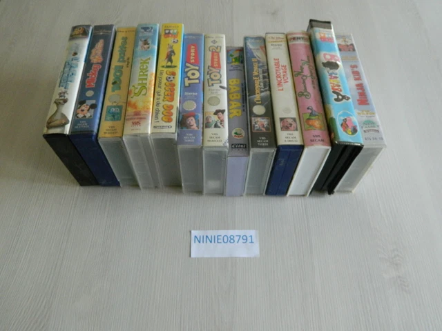 LOT 13 VHS DISNEY shrek ice age 1001 pattes ninja kids toy story babar ...