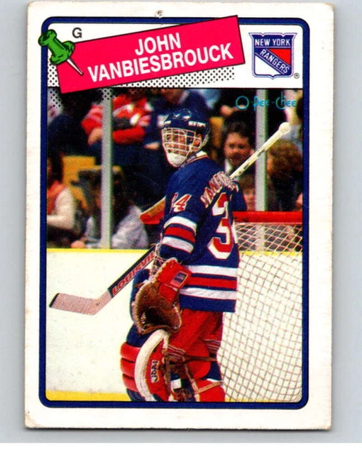 1988-89 O-PEE-CHEE #102 John Vanbiesbrouck New York Rangers V53488 EUR ...