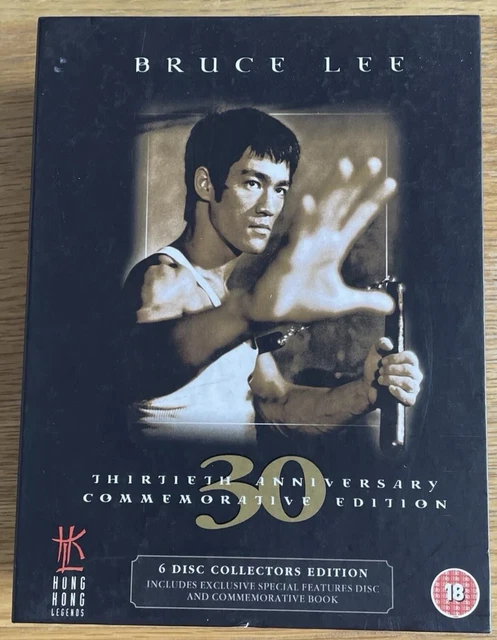 BRUCE LEE 30TH Anniversary Commemorative Edition DVD Box Set - VGC ...