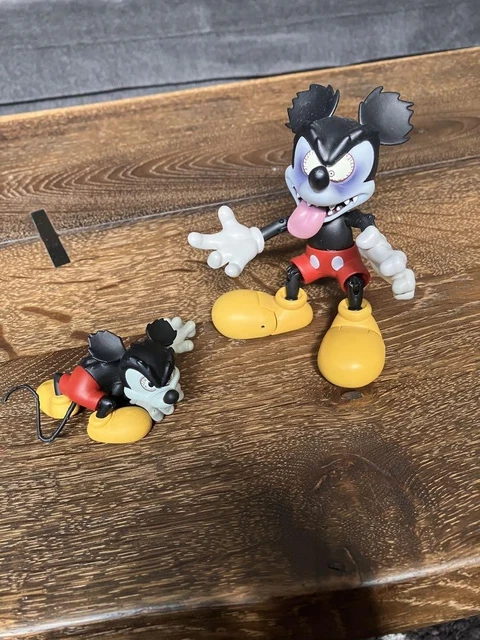 DISNEY RUNAWAY BRAIN Mickey Mouse Figure King Limited Edition Used ...