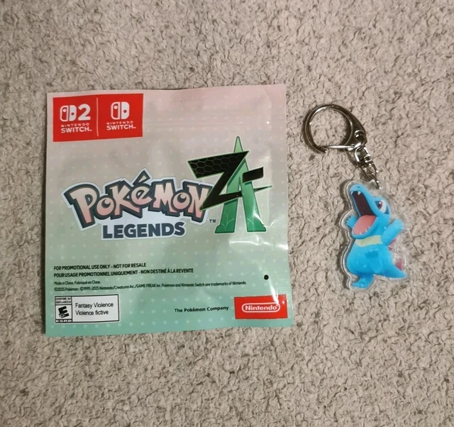 POKÉMON LEGENDS Z A Totodile Key Chain Pre-Order Bonus (EB Games ...