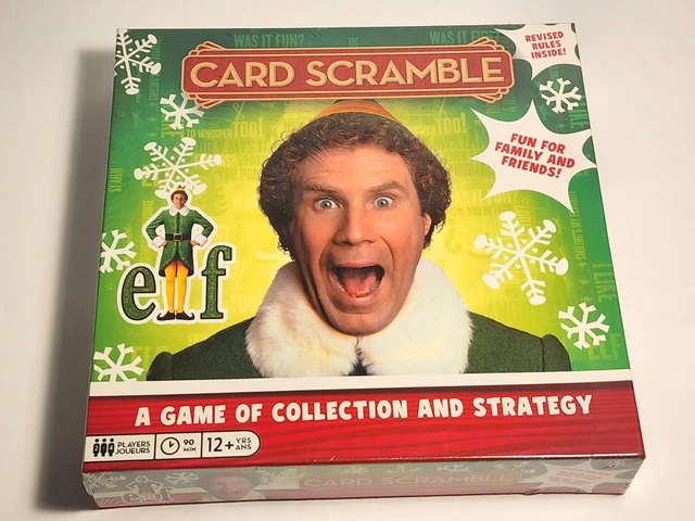 NEW! CHRISTMAS ELF Card Scramble Board Game of collection and strategy ...
