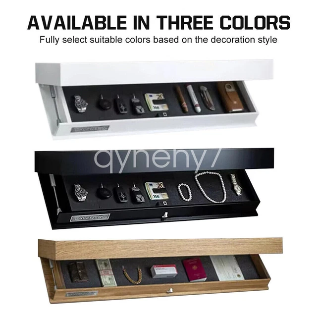 WOOD FLOATING WALL Shelf DIY Mount Shelves Book Display Rack Hidden ...