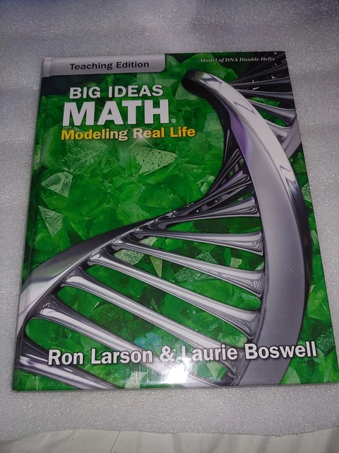 BIG IDEAS MATH: Modeling Real Life - Grade 6 Teaching Edition $67.00 ...