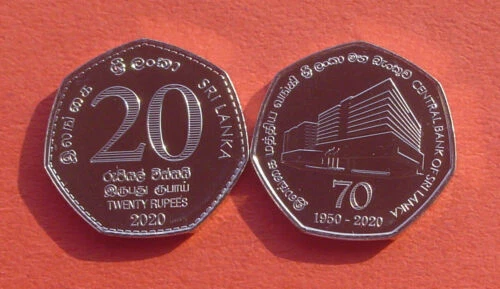 CEYLON / SRI Lanka - 20 Rupees Coin 2020 UNC Commemorative Edition £9. ...
