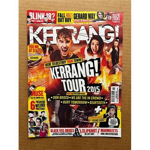 VARIOUS METAL 2015 KERRANG NO.1554 MAGAZINE FEBRUARY 7 2015- the ...