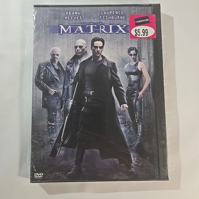 THE MATRIX (DVD, 1999) New Sealed With Blockbuster Sticker $19.95 ...