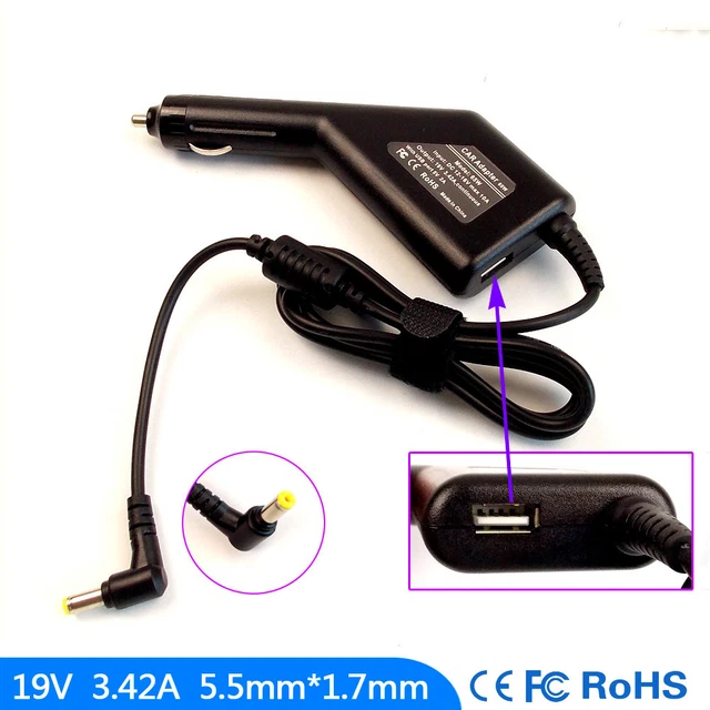 LAPTOP DC ADAPTER Car Charger USB Power for Acer Extensa 3002LMI 3100 ...