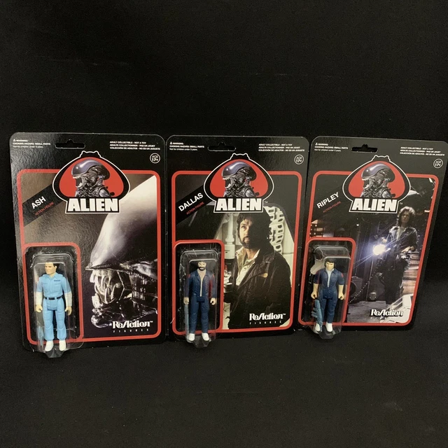 ALIEN REACTION FIGUREN: Ash Ripley Dallas Konvolut geöffnete Verpackung ...
