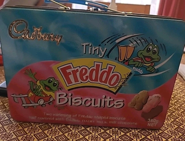 FREDDO FROG TINY Biscuit Tin Case $20.00 - PicClick AU